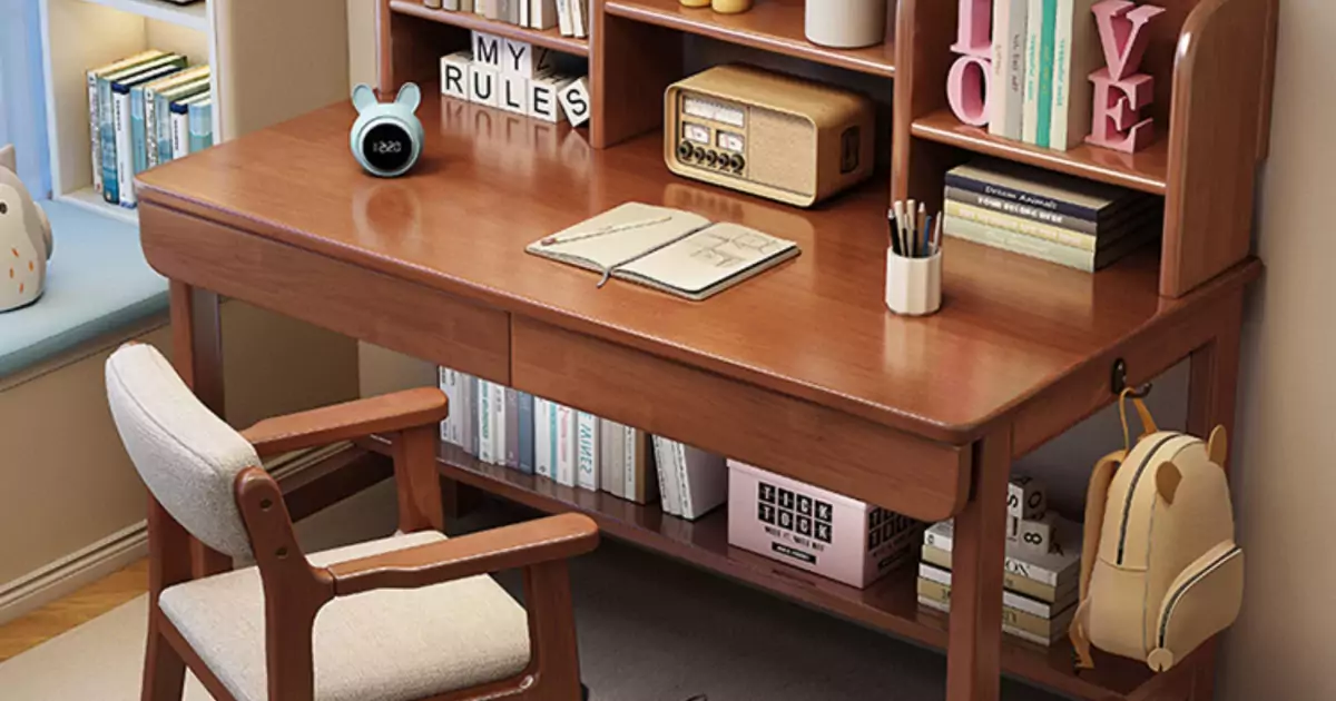 Bàn gỗ tự nhiên phong cách tối giản SD29