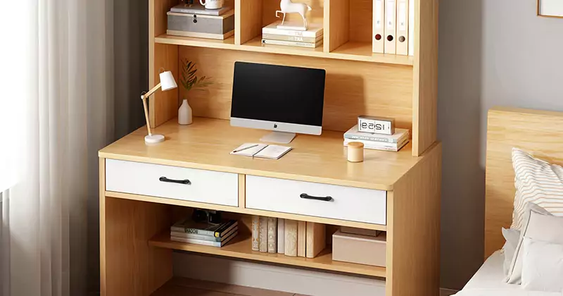 Bàn học kết hợp kệ sách đa năng SD59