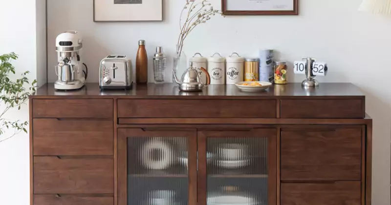 Tủ bếp tích hợp bàn thông minh KC28