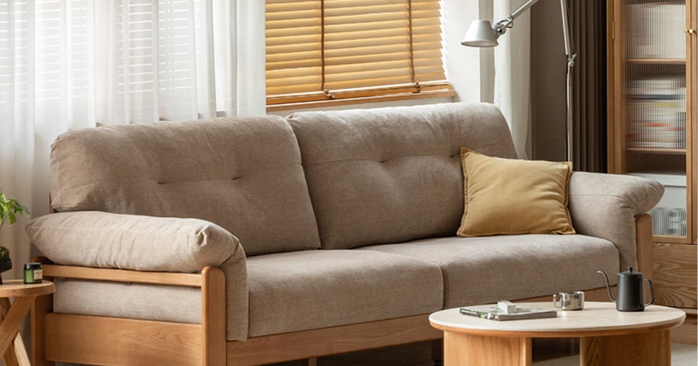 Sofa Phòng Khách Gỗ Tự Nhiên Hiện Đại Togismart M81
